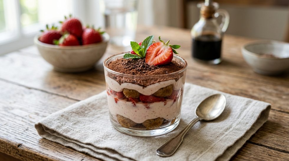 Tiramisu fraise mascarpone : recette inratable et proportions